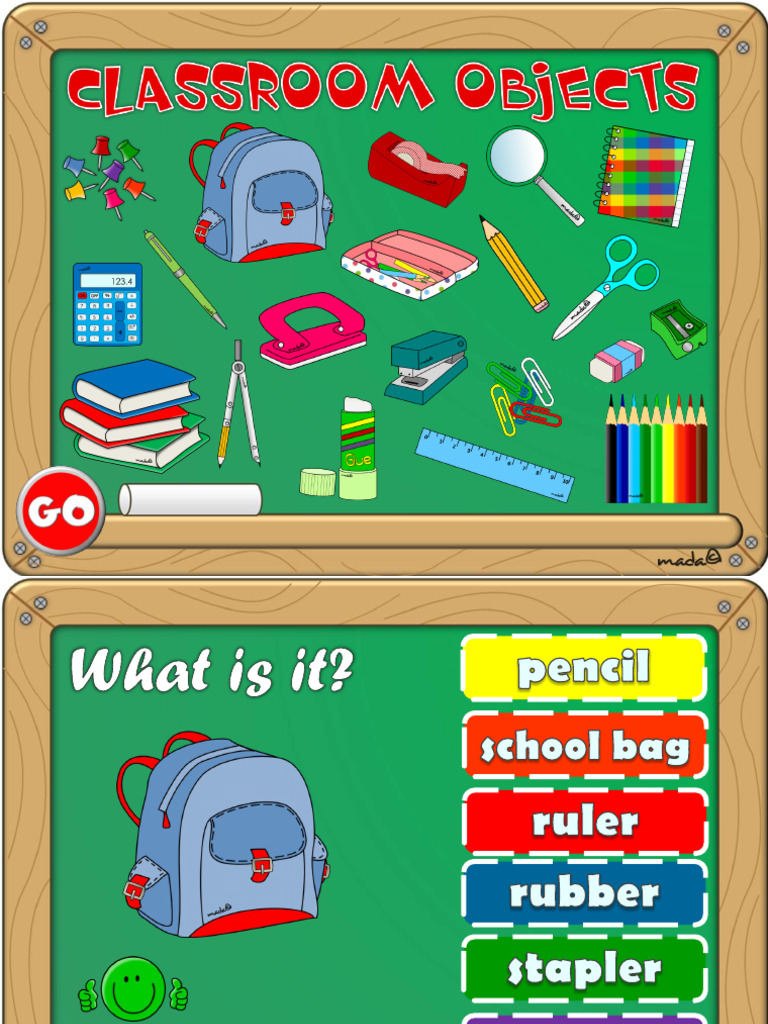 Classroom Objects | PDF