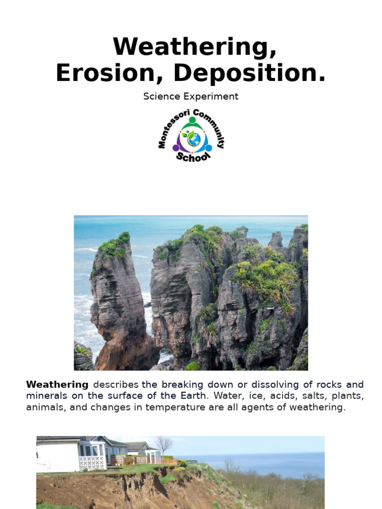 Weathering, Erosion, Deposition | PDF