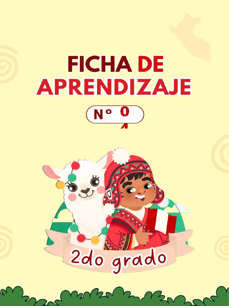 Ficha de Aprendizaje N°4 - 2do Grado | PDF Ficha de Aprendizaje N°4 - 2do Grado | PDF