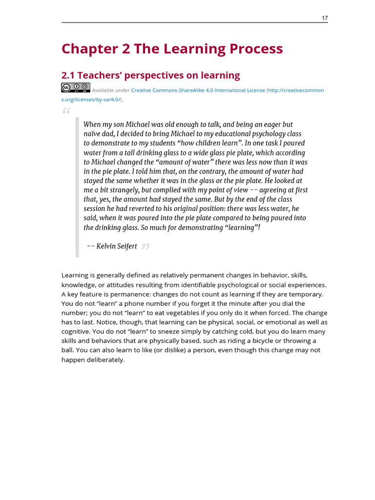 1_Learning process | PDF