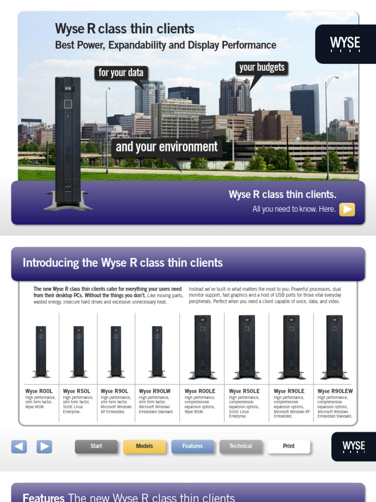 Wyse R Class | PDF