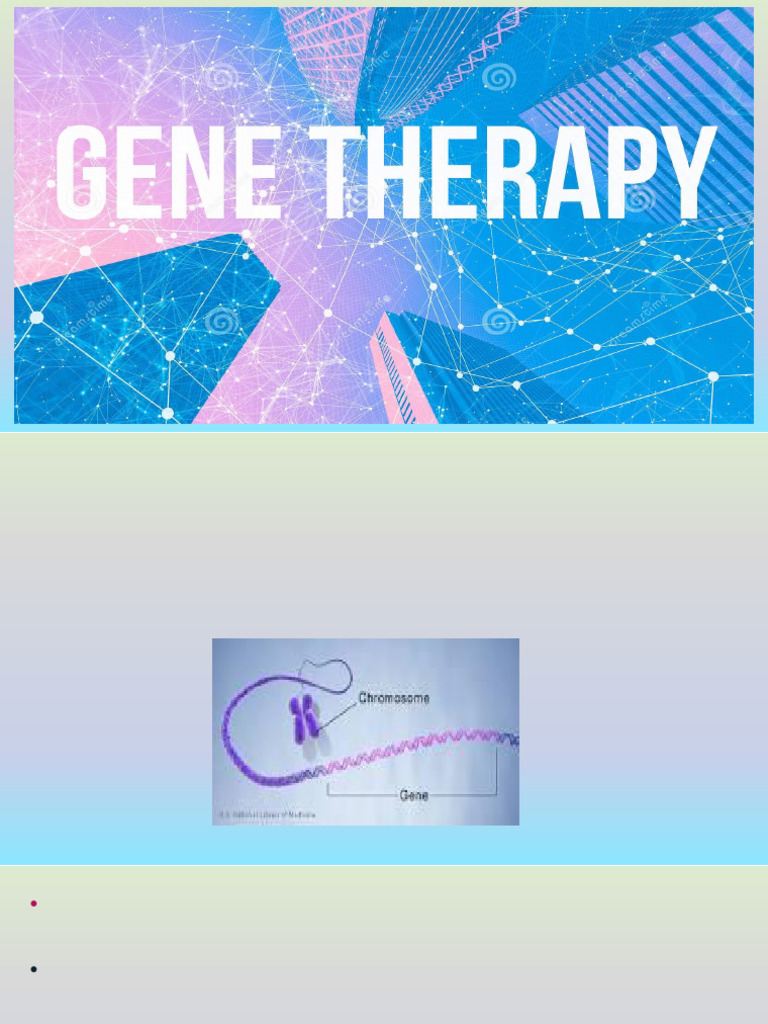 Unit V - Gene Therapy PPT - rDNA | PDF