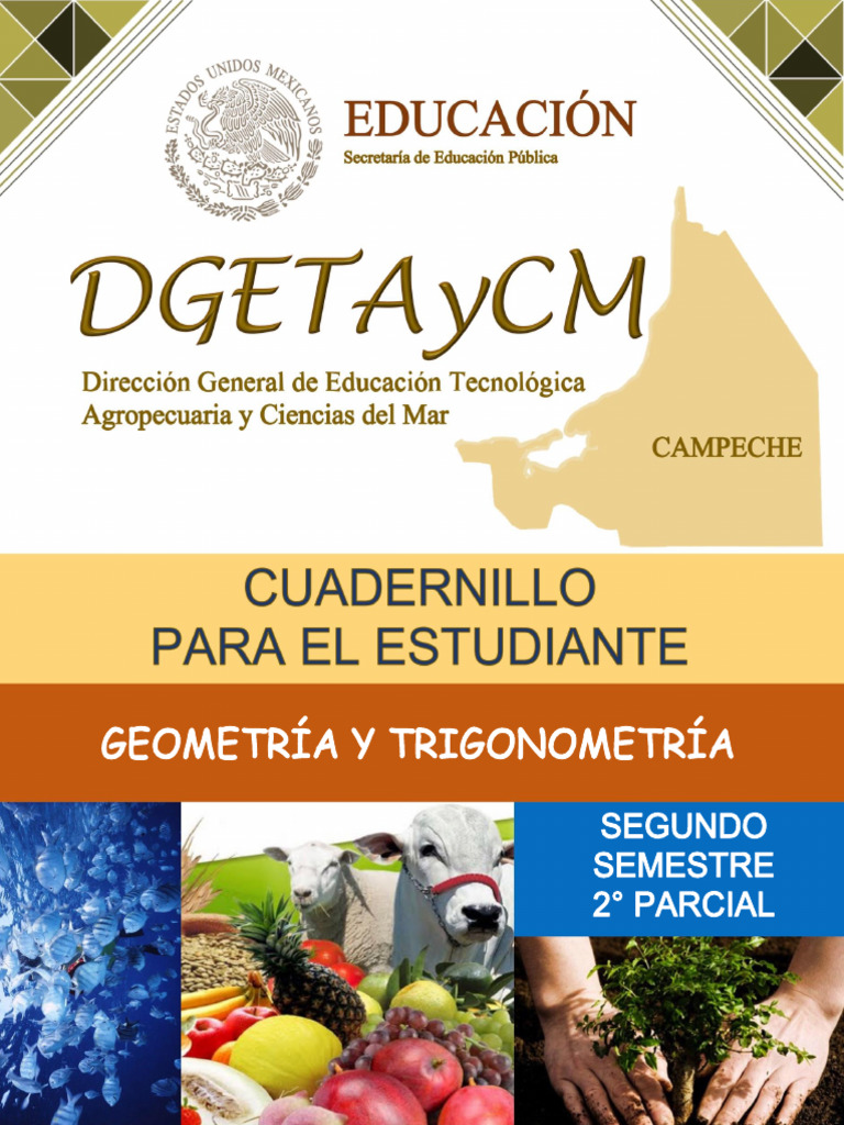 2°SEM - Cuadernillo Geometría - y - Trigonometría - Segundo - Parcial | PDF 2°SEM - Cuadernillo Geometría - y - Trigonometría - Segundo - Parcial | PDF