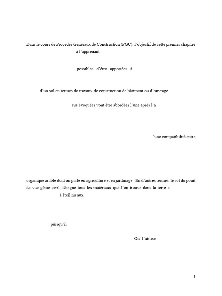 Chapitre I. PGC 2024-2025 Partie 1&2 | PDF