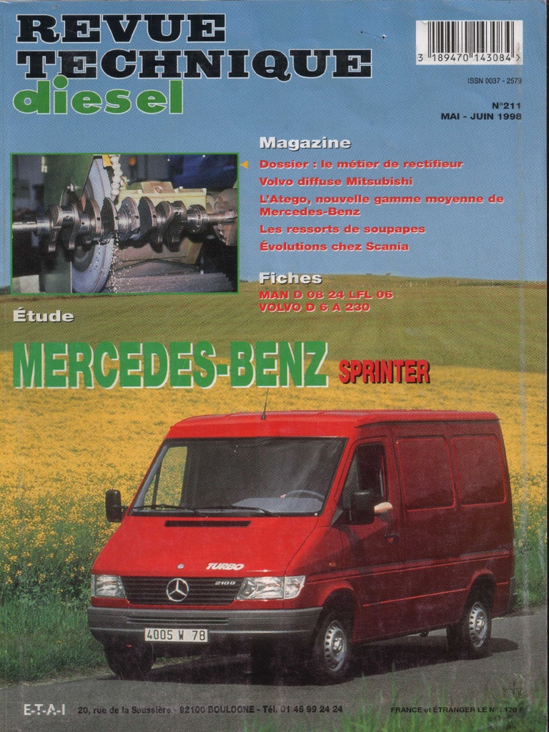 RTA - Mercedes Sprinter 1995 - 2000 | PDF