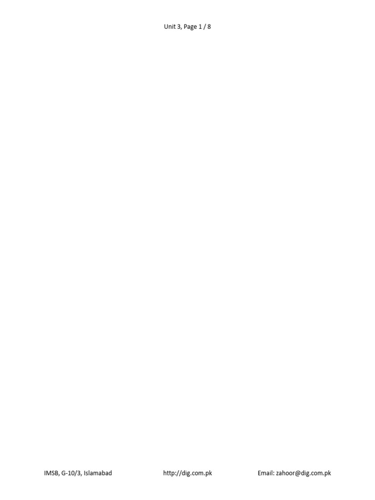 Notes 8th Class Computer CH-3 | PDF