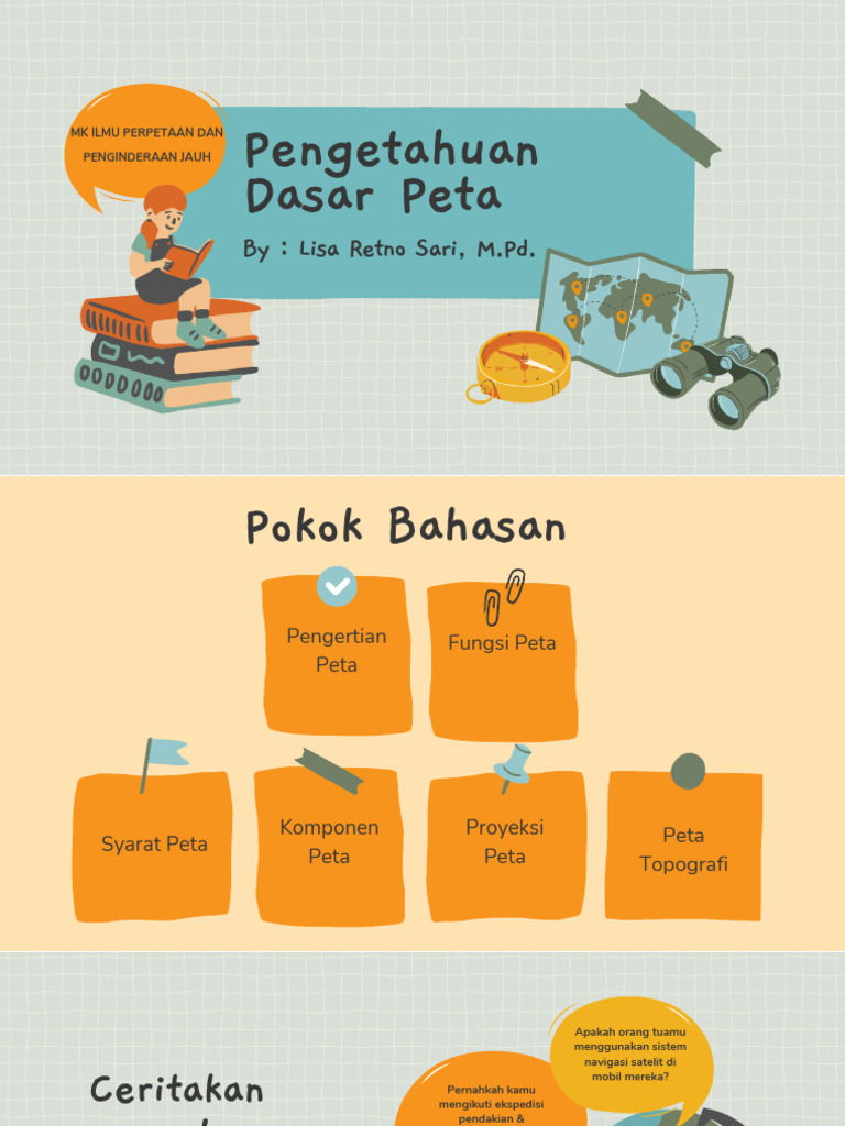 Pengetahuan Dasar Peta Semester 3 2024 | PDF