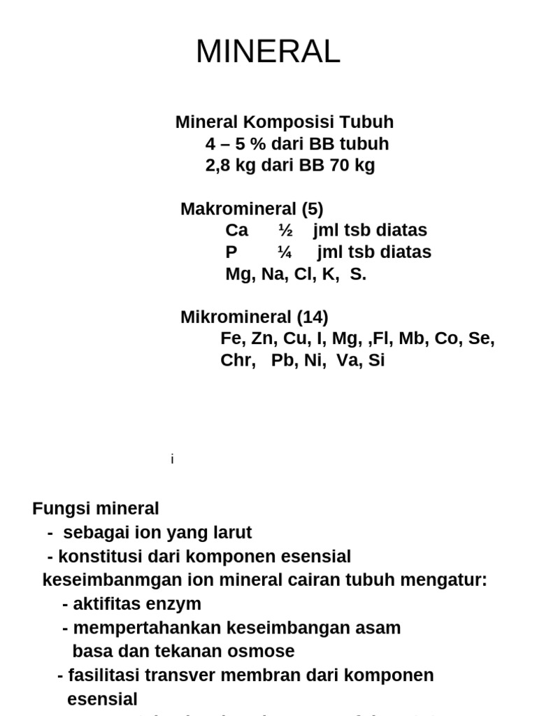 MINERAL | PDF