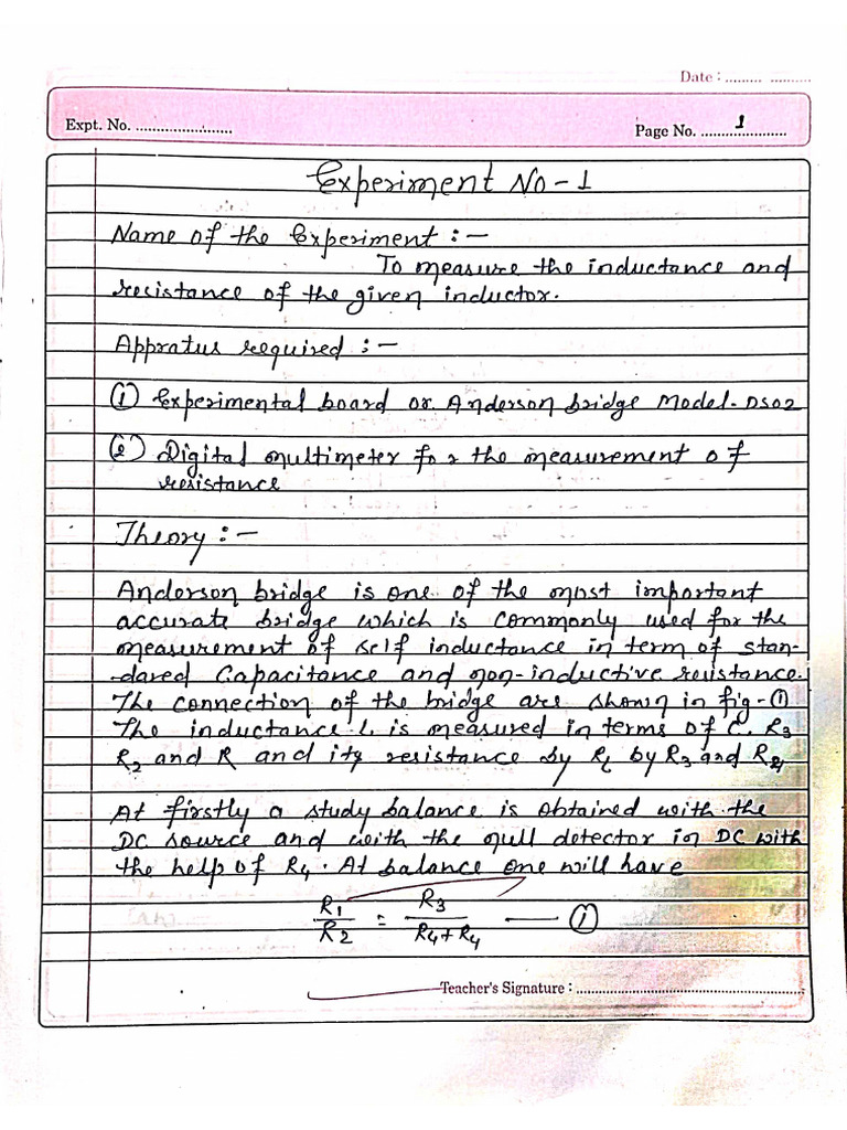 Physics Paper 4 Practical | PDF