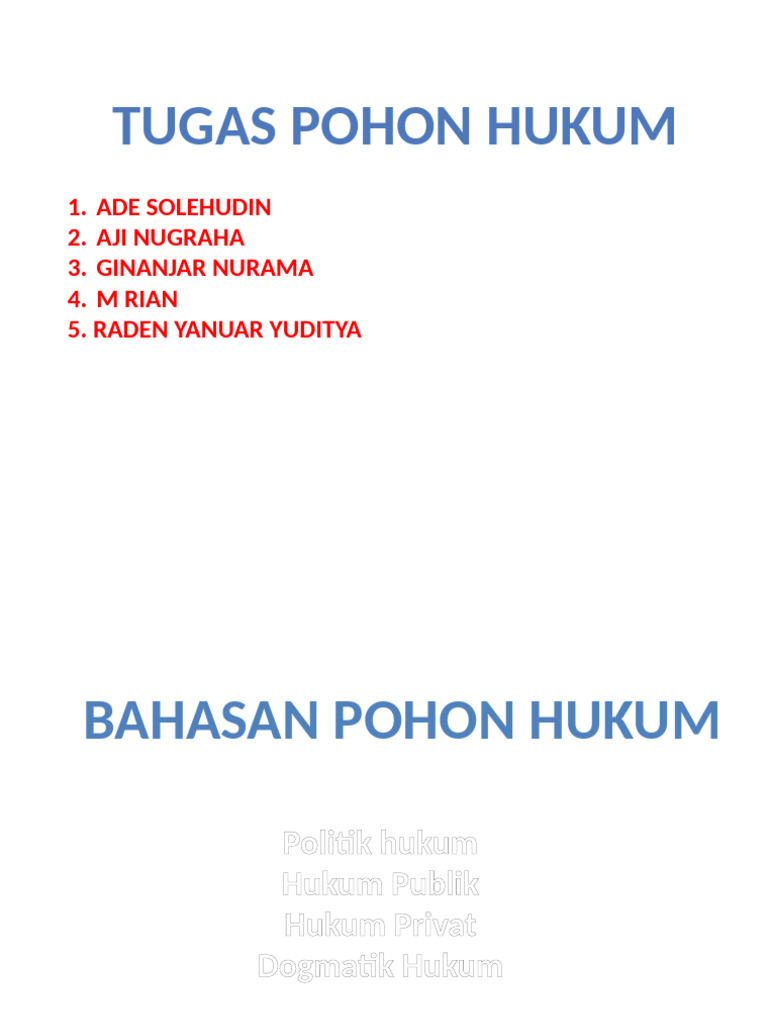 Pohon Hukum | PDF