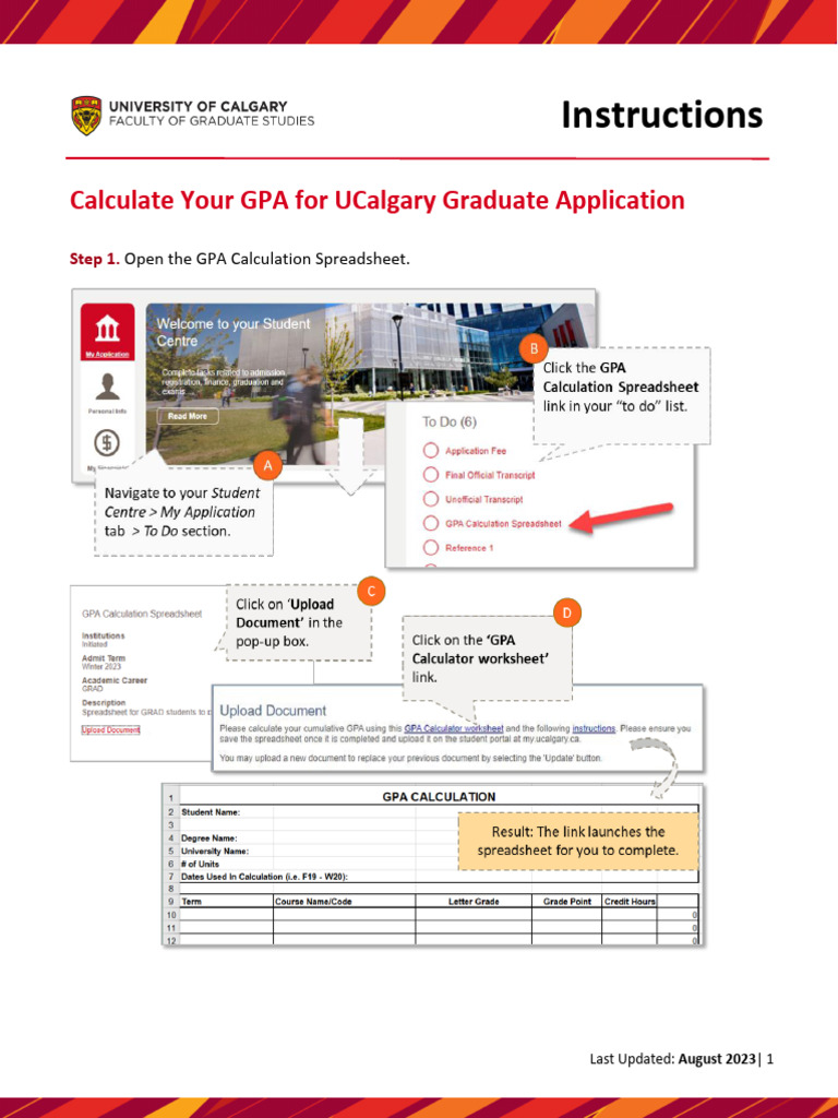 2024-01-SoP-Calculate Your GPA For UCalgary Graduate Application | PDF