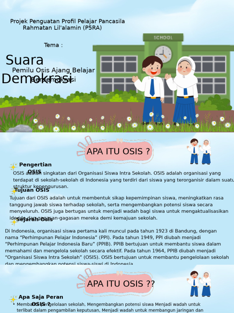 Materi P5 Demokrasi OSIS | PDF