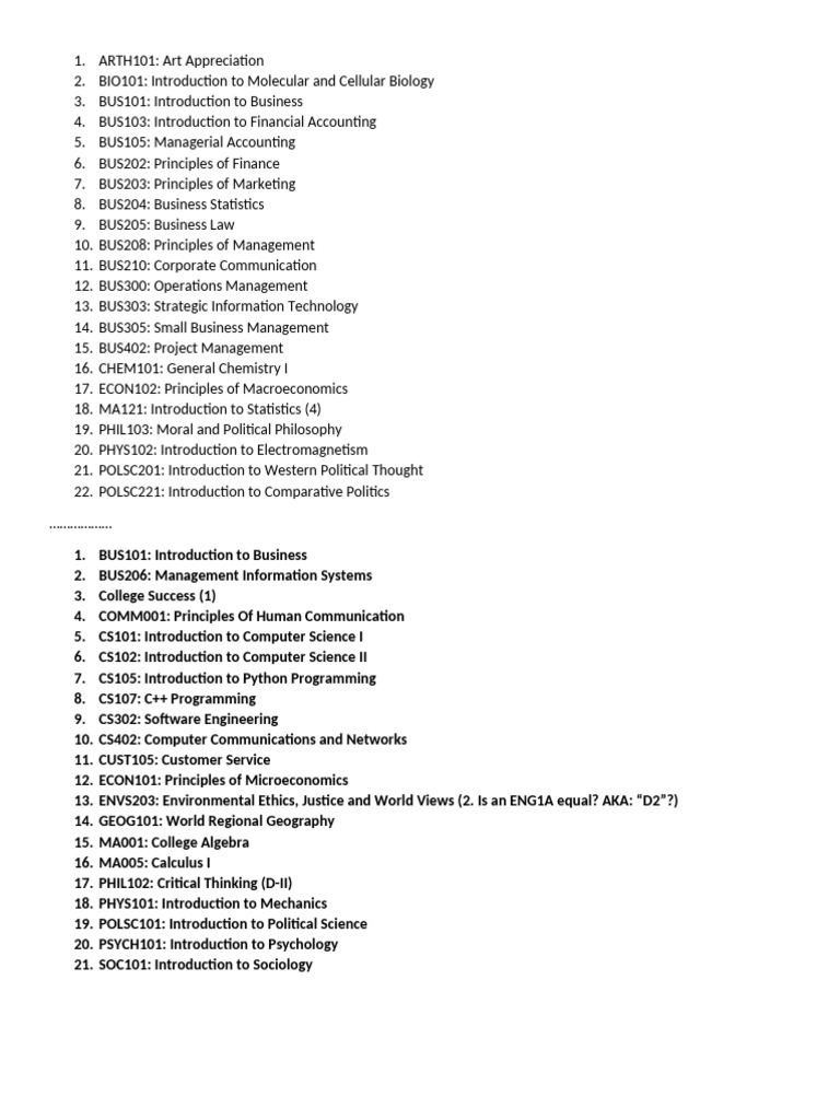 Saylor Courses Scrub Sheet | PDF