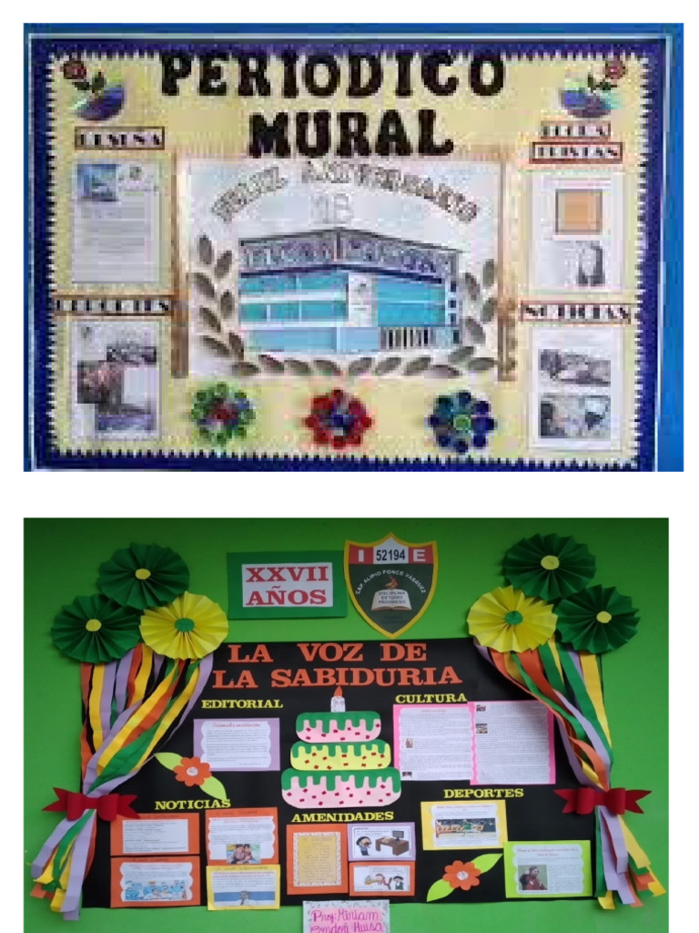 Modelos de Periodicos Murales | PDF