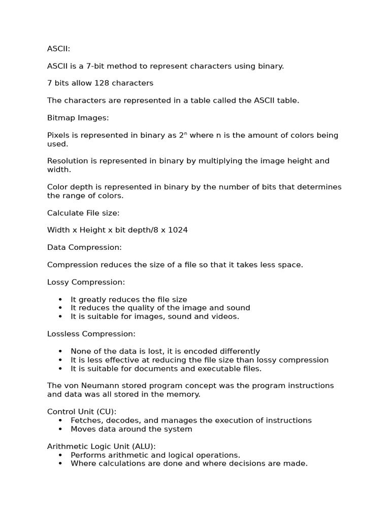 Computer Science Unit 2 and 3 | PDF