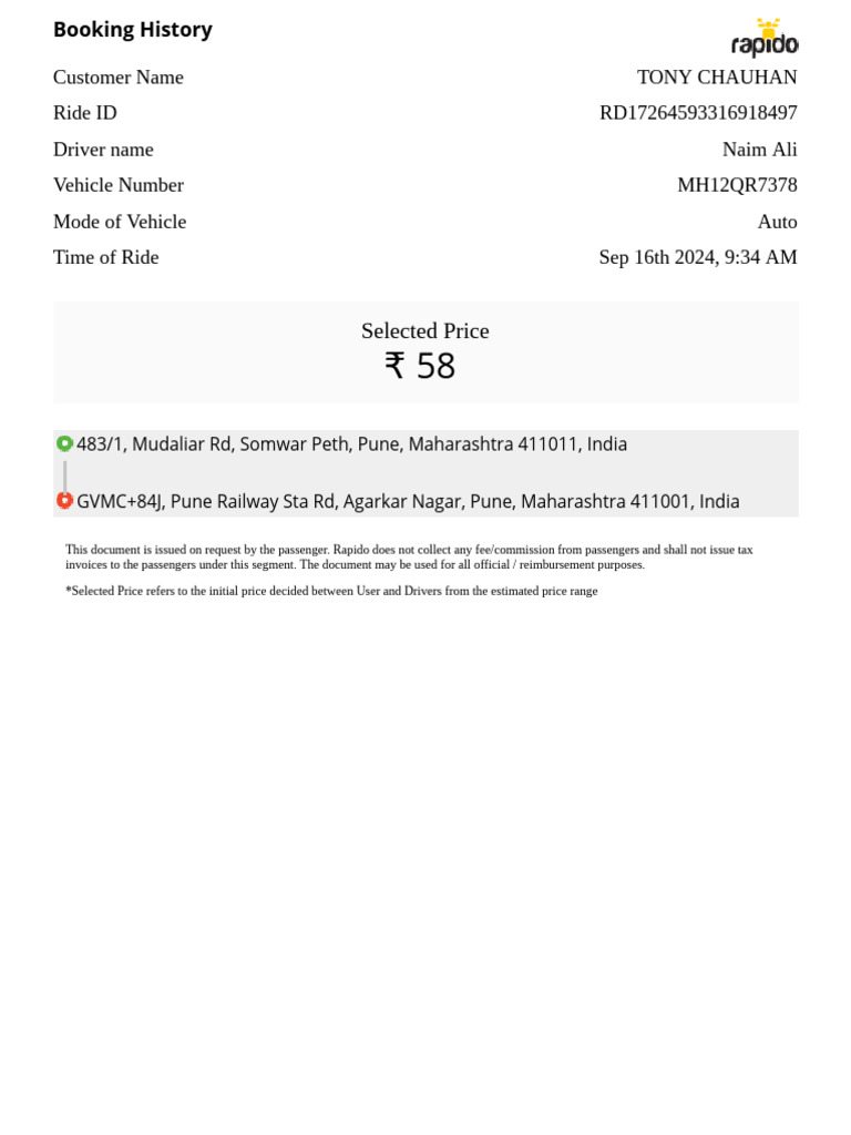 Auto Receipt RD17264593316918497 | PDF