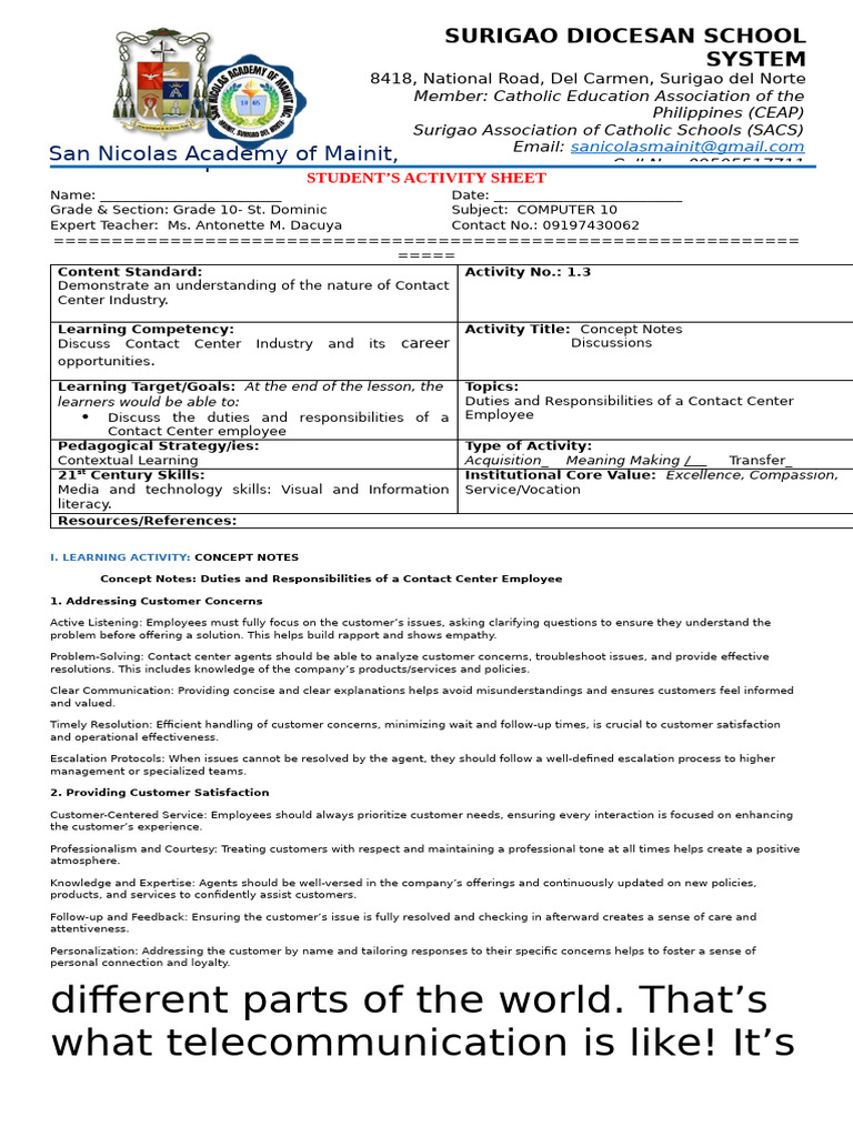 Lesson Plan D3 | PDF
