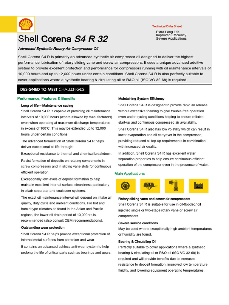 TDS Corena S4 R 32 | PDF