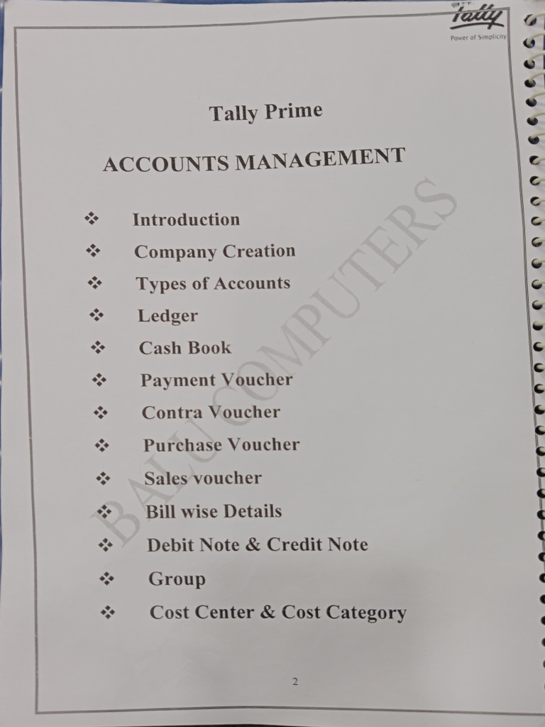 Tally Erp 1st Book | PDF