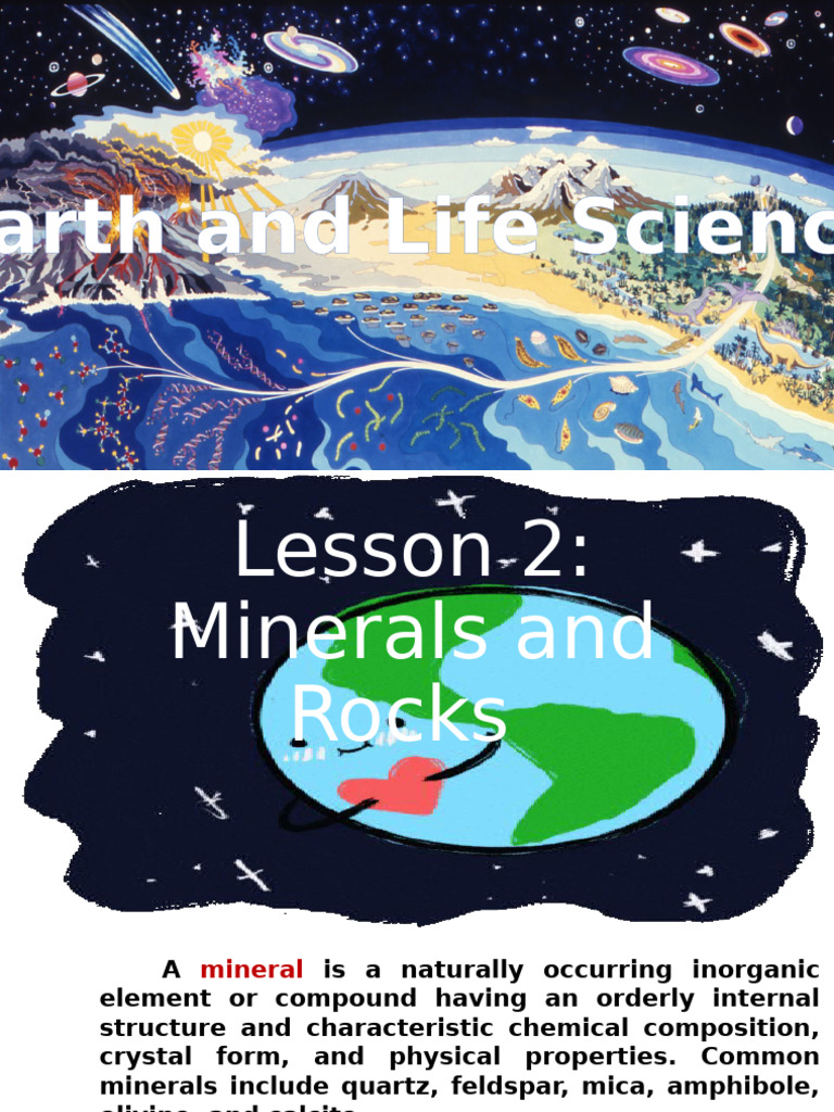 E&Ll2Minerals and Rocks | PDF