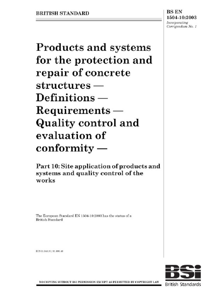 BS en 1504-10-03 | PDF
