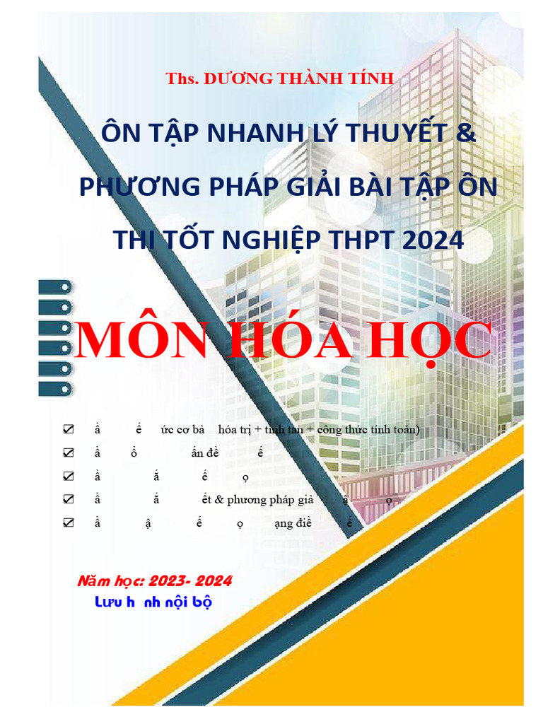 2.1.on Nhanh LT+PP Giai BT On Thi TN 2024 | PDF