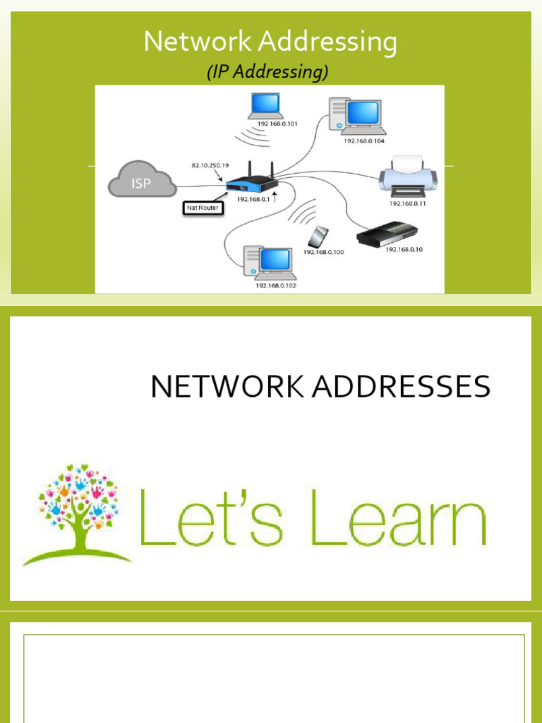 10 IP-Addressing - Information Sheet | PDF
