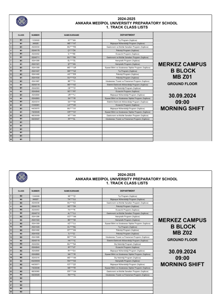 2024-2025-Class-Lists 2 | PDF 2024-2025-Class-Lists 2 | PDF