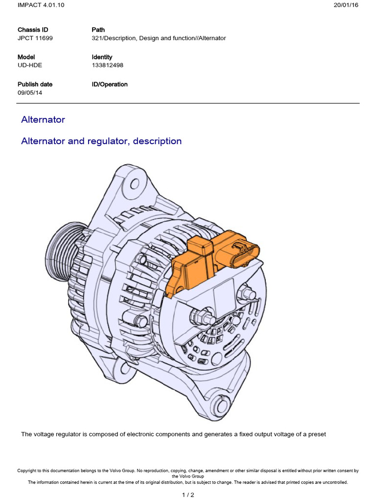 Alternator Part 1 | PDF