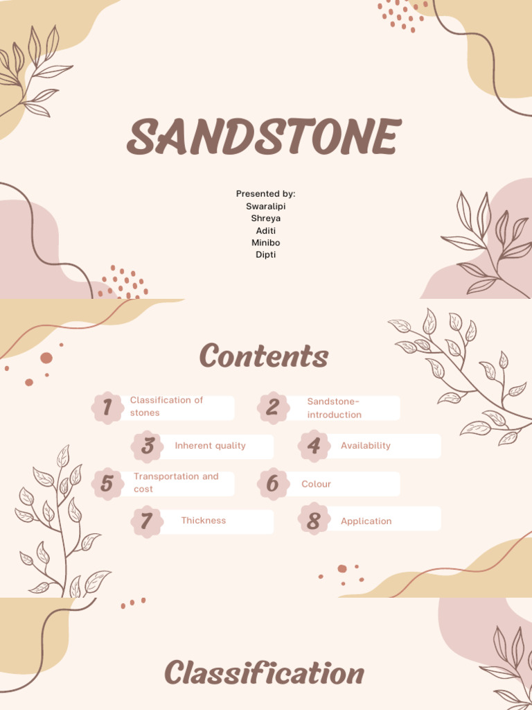 Sandstone | PDF