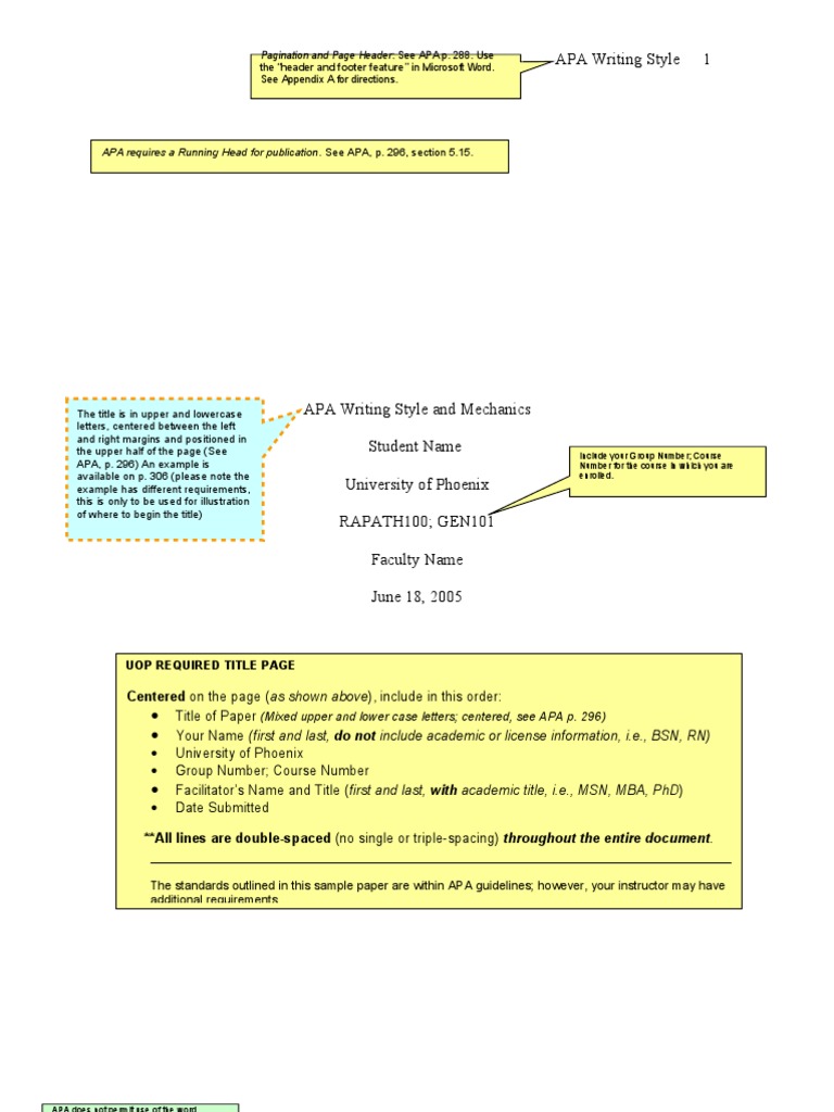 APA Format Guidelines for Students | PDF | Foreign Language Studies