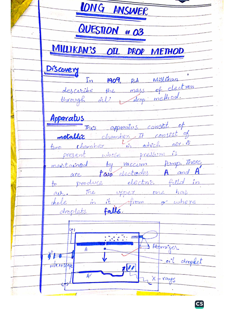 Millikan Oil Drop Method chp5 Book1 | PDF