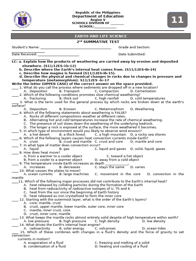 ELS-SUMMATIVE-TEST | PDF