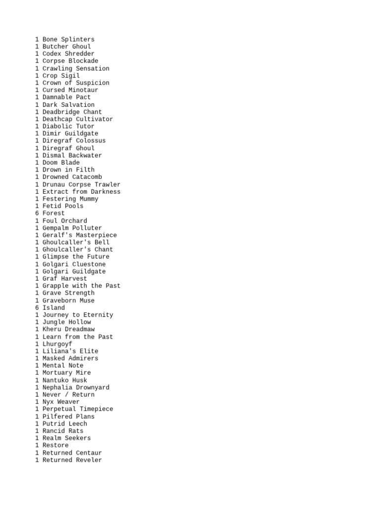 Edh Deck For Tabletop Simulator | PDF