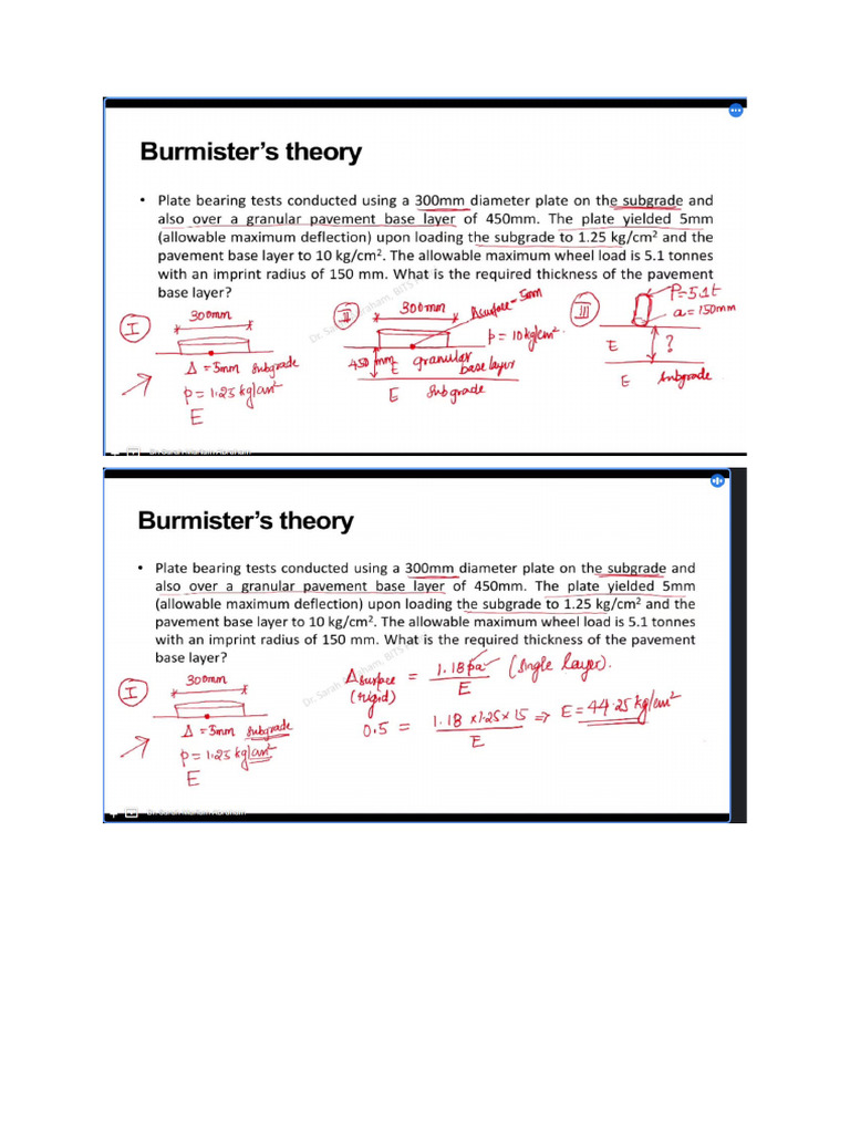 Burmister's Theory | PDF