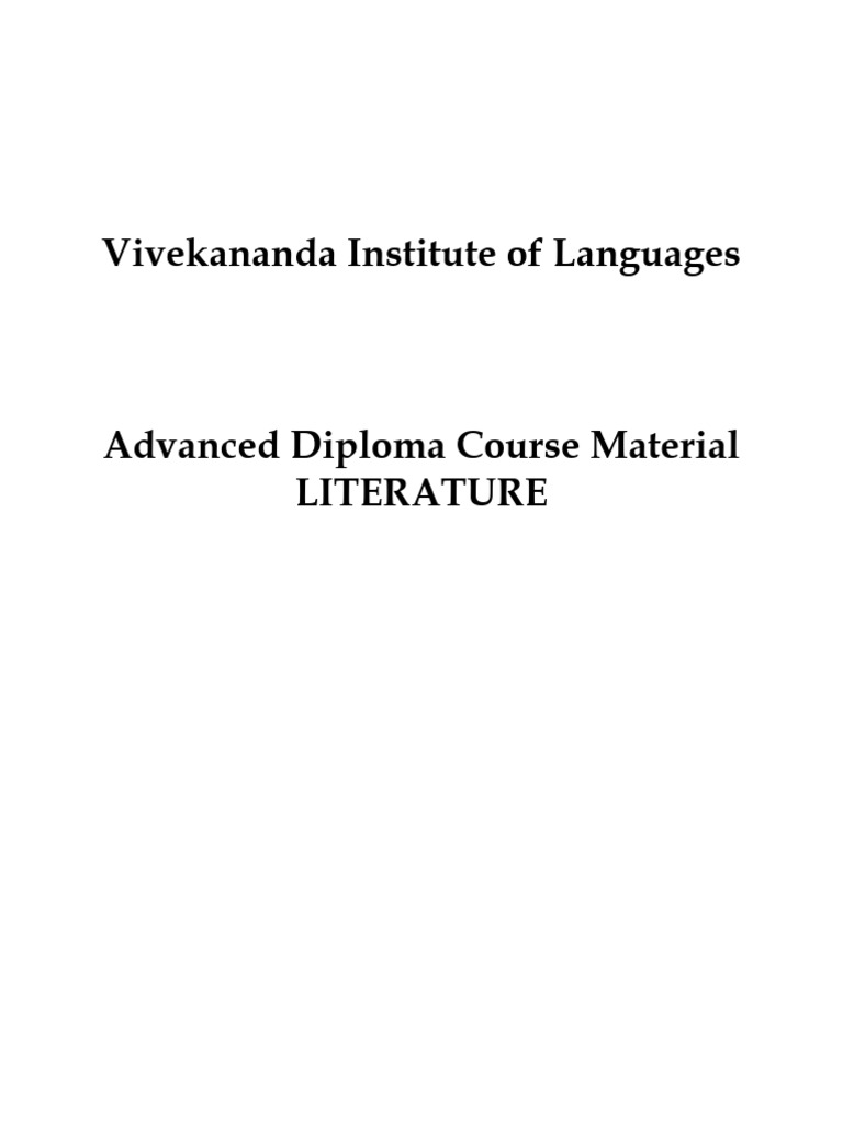 Advanced Diploma Material - GERMAN Sep 2020 | PDF