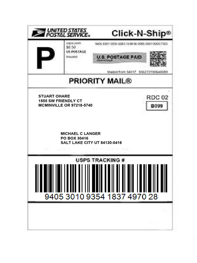 6 Usps Labels | PDF