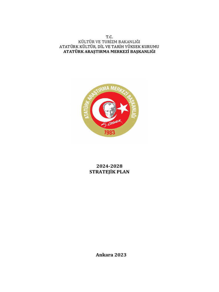 xIyf2+ATAM 2024-2028 STRATEJIK PLANI NIHAI | PDF