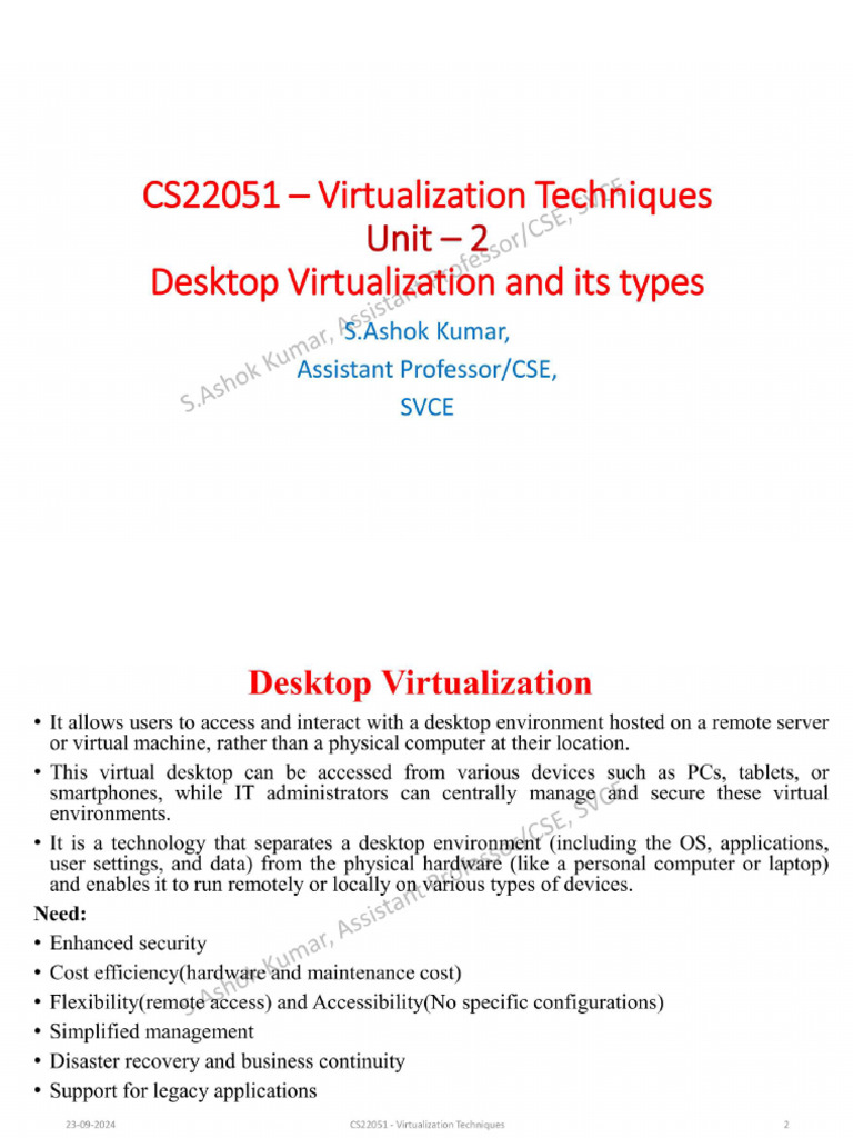 Desktop Virtualization | PDF