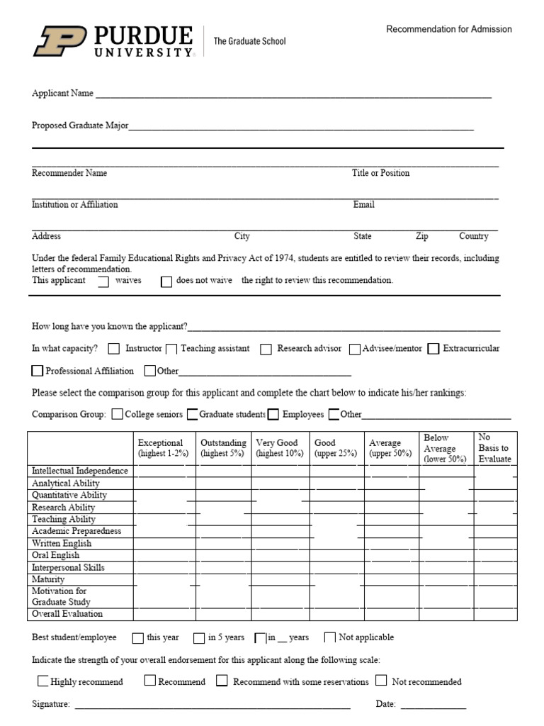 Purdue Ph.D. Recommendation for Mostafa | PDF | Science