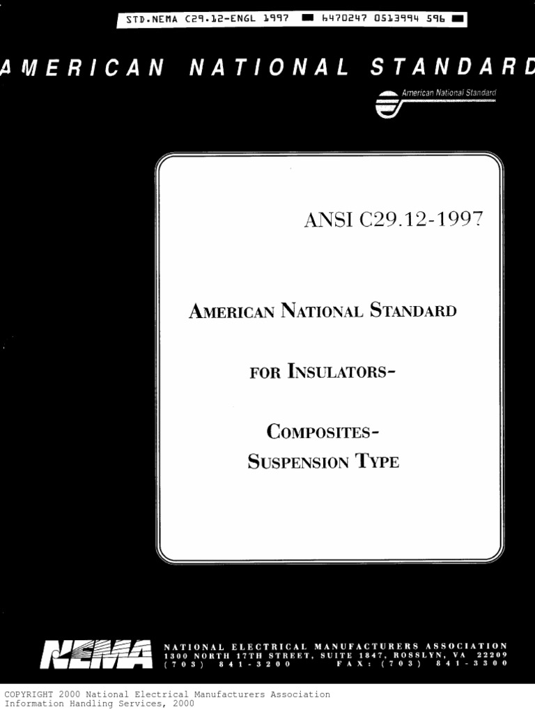 Ansi c29 12 1997 | PDF