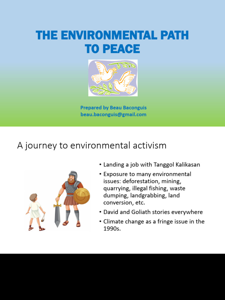 Peace and The Environment | PDF
