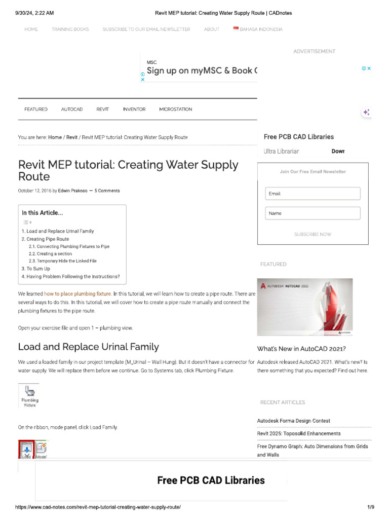 creating water supply system | PDF