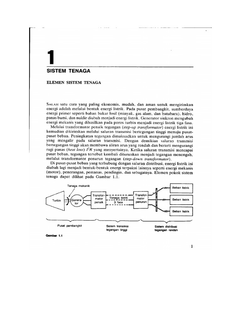DKEL Bab 1 Sistem Tenaga | PDF