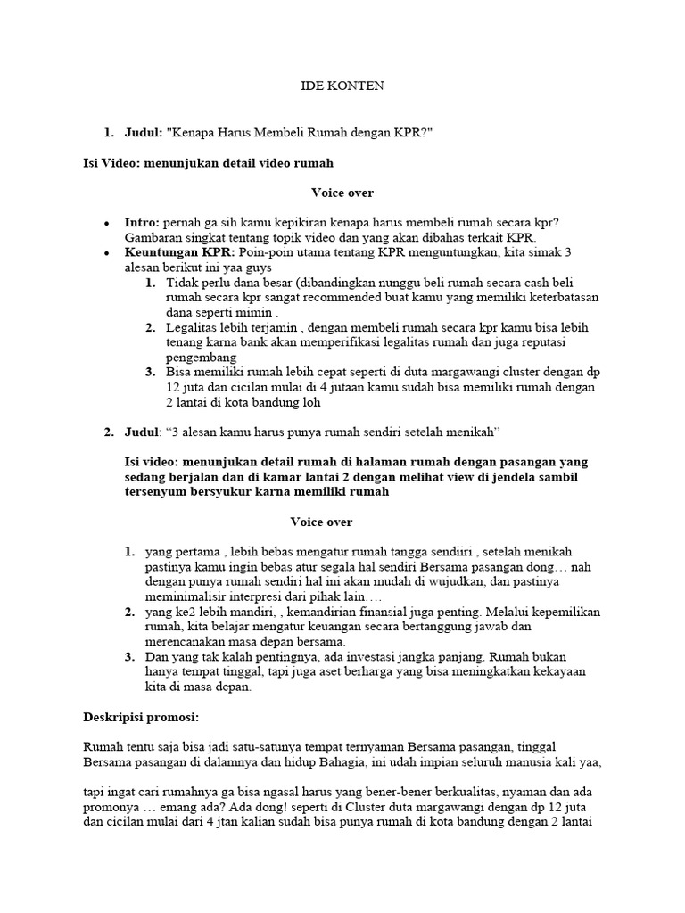 Ide Konten | PDF