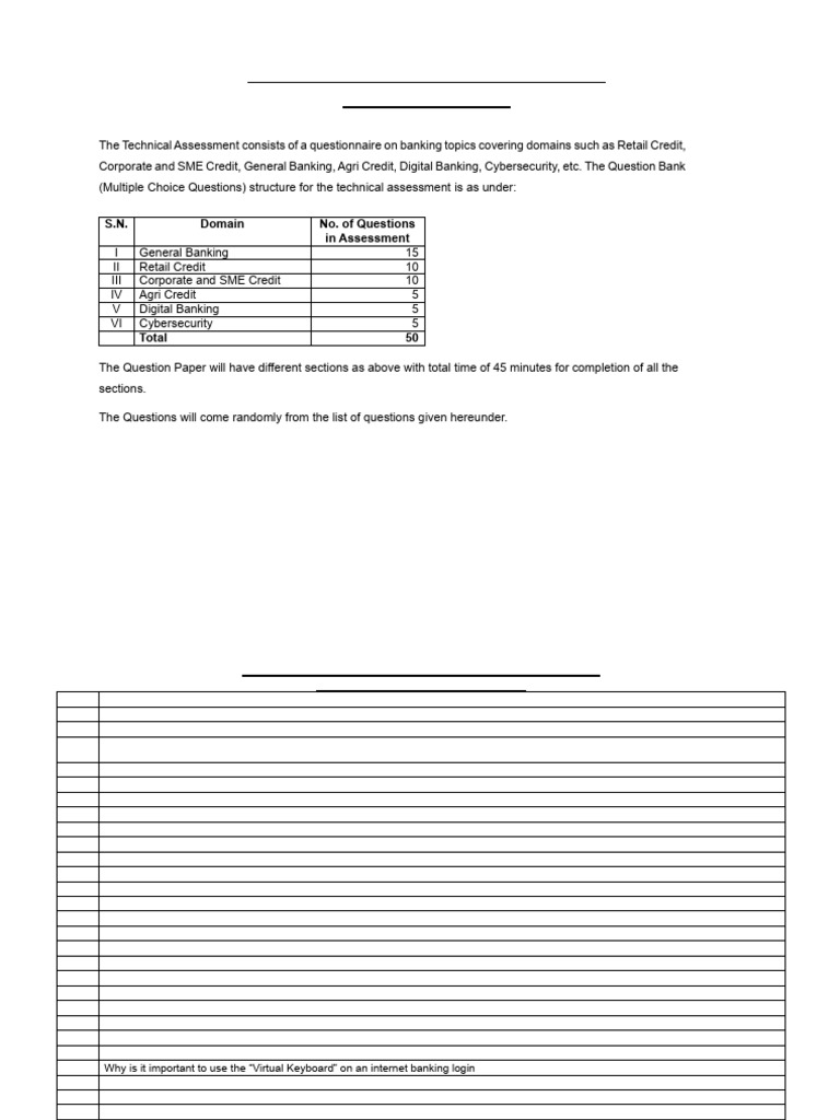 Question Bank For Practice - LDP | PDF | Password | Computer Security