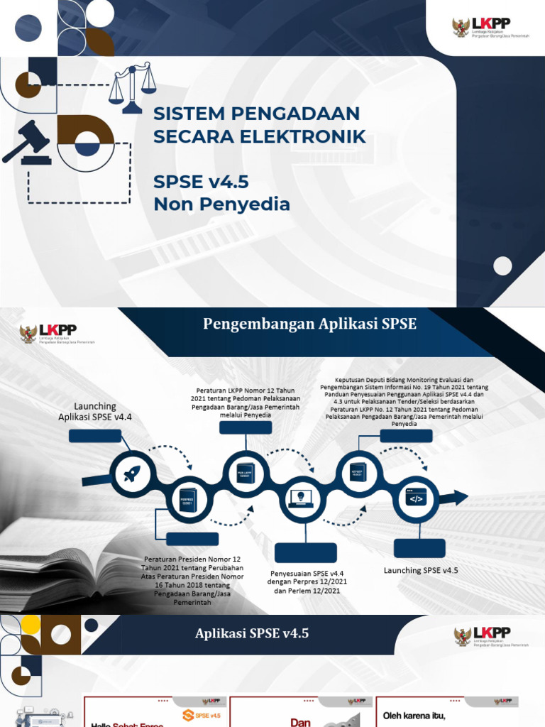 SPSE v4.5 Non Penyedia | PDF