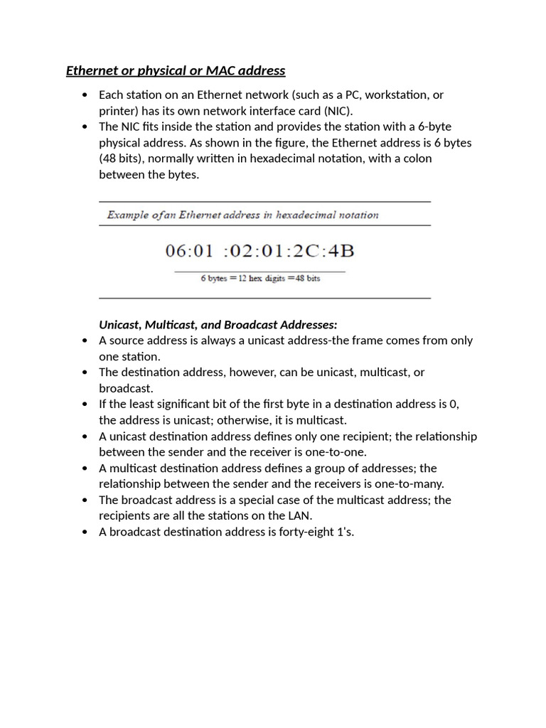 MAC Address | PDF