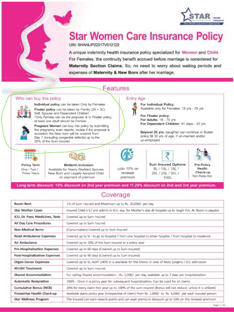 Star Health Booklet 32 Page | PDF