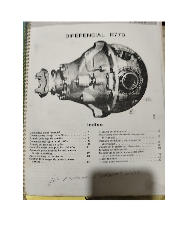Diferencial R770 SCANIA | PDF